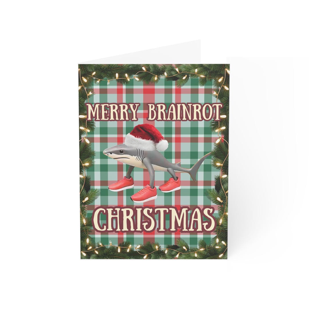 Gen Alpha 'brainrot' Meme Christmas Card (digital Download) - Etsy