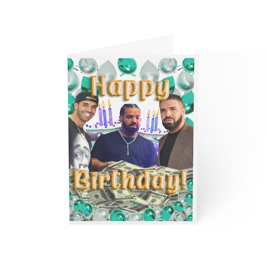 Rapper Birthday Card Digital Download | Funny Celebrity Rapper Birthday ...