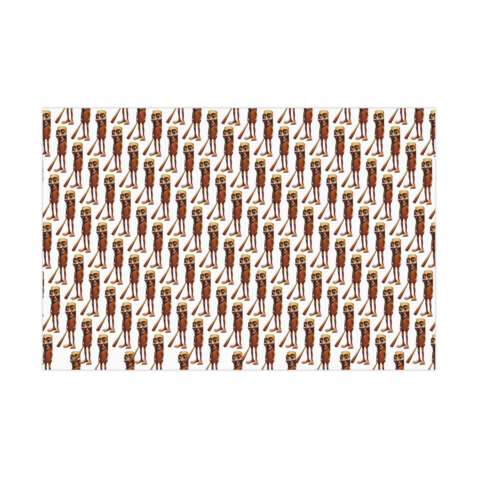Italian Brainrot Roblox Wrapping Paper - Gen Alpha Birthday Giftwrap ...