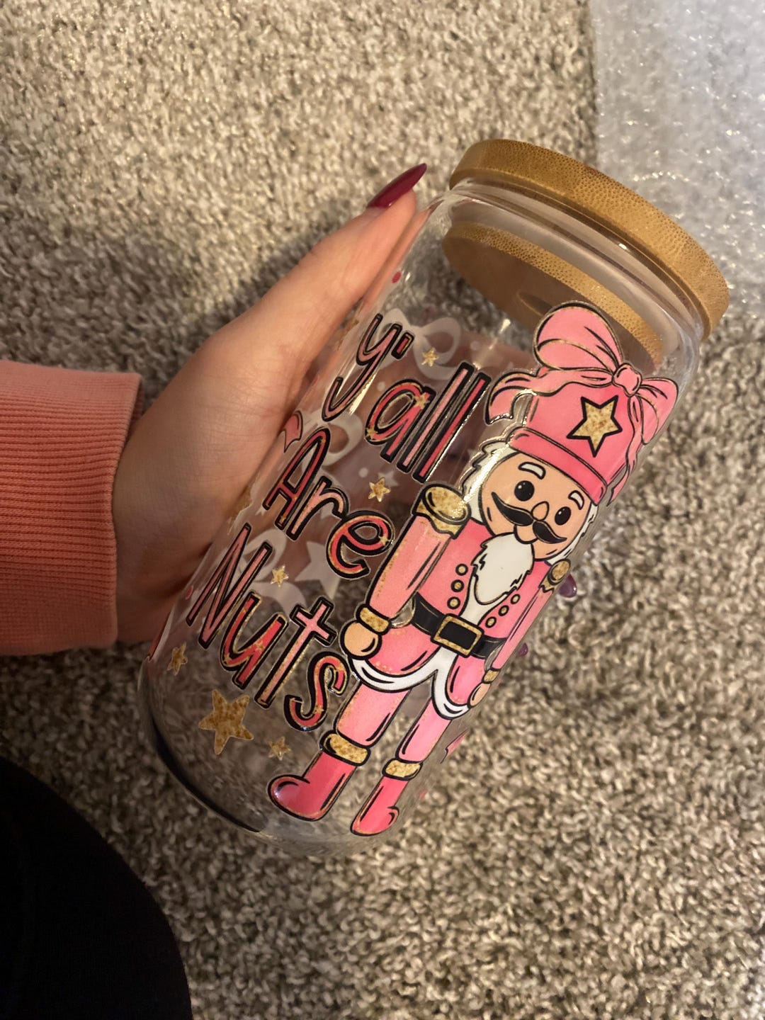 Christmas Libby Glass Cup - Etsy