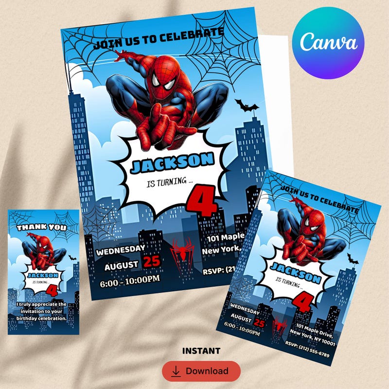 Spider Man 2 Year Old - Etsy UK