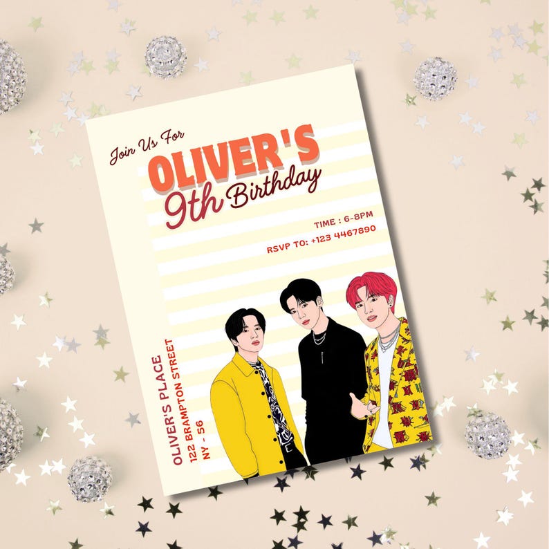 Editable KPOP Demon Hunters Invitation| KPOP Birthday Invite| KPOP ...