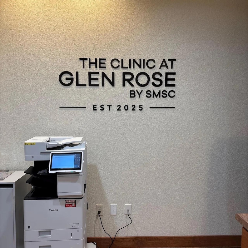 Custom Laser Cut Business Logo Sign, Reception Decor, Modern Wall Art ...