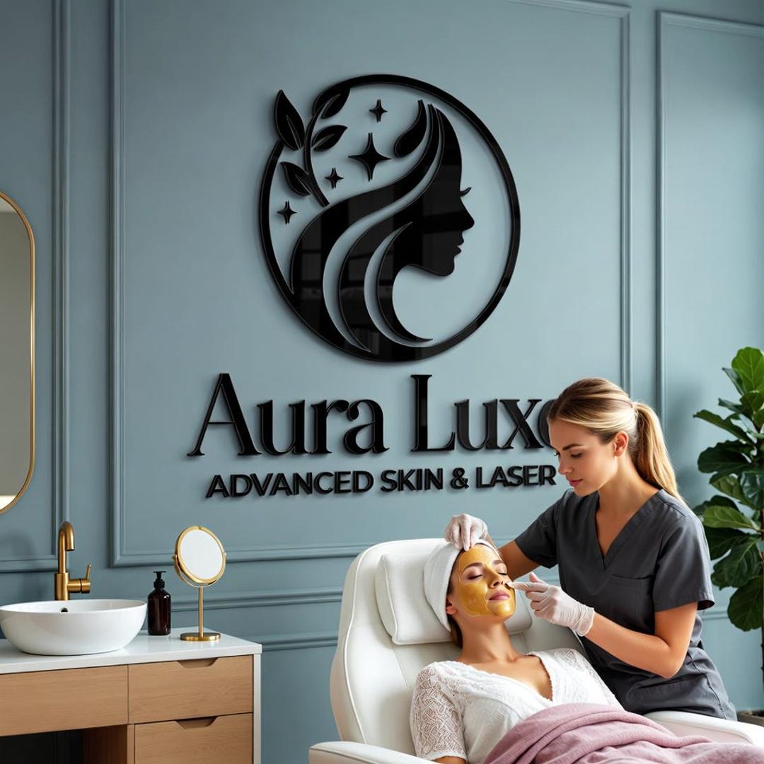 Custom Acrylic 3D Wall Sign for Med Spa and Skin Laser Clinic ...