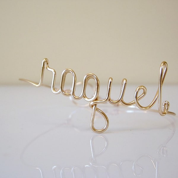 Wire Name Jewelry - Etsy
