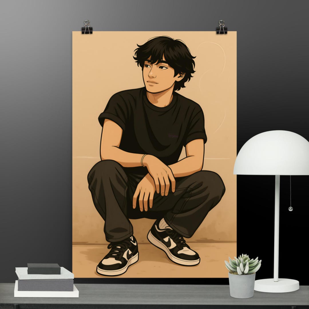 Bts's V K-pop Kim Taehyung Poster (unframed) - Etsy UK