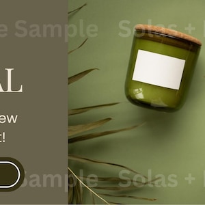 Warm + Earthy Website Banner Template Pack for Candle Shops – Wix ...