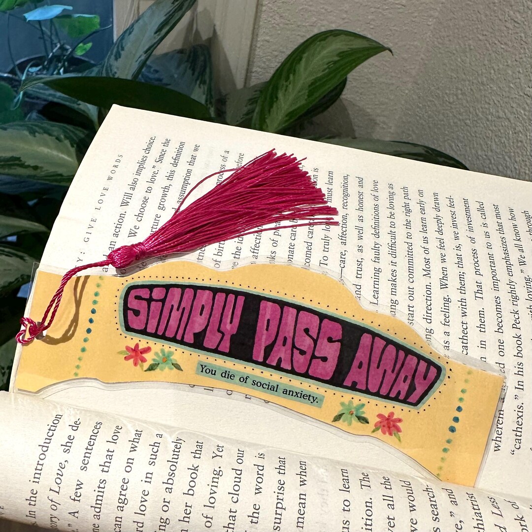 Handmade Collage Bookmark - Laminated, Waterproof - Gifts for ...