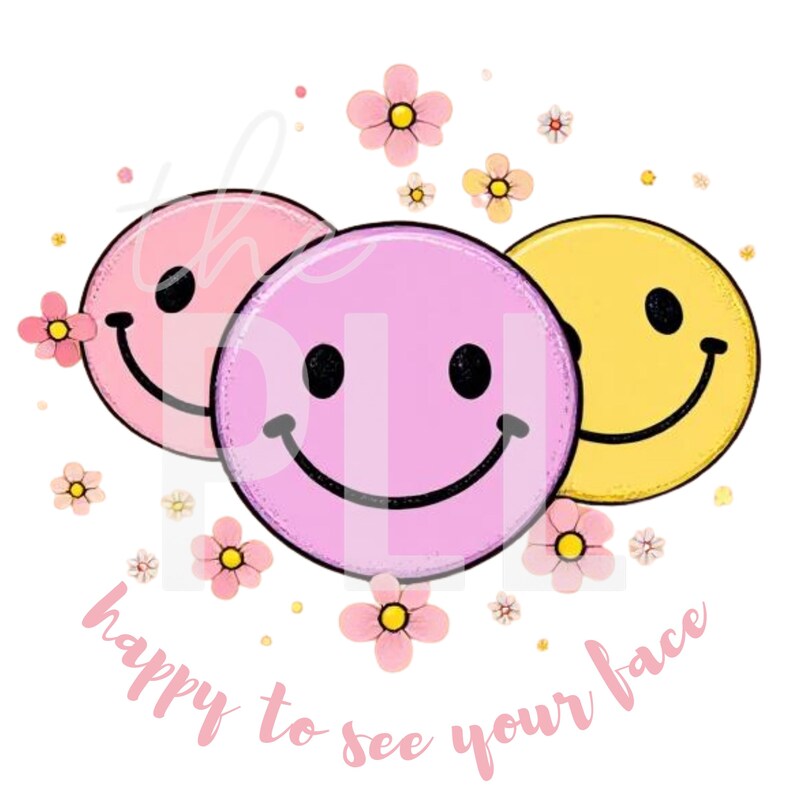 Pastel Smiley Face Clipart Bundle - Etsy
