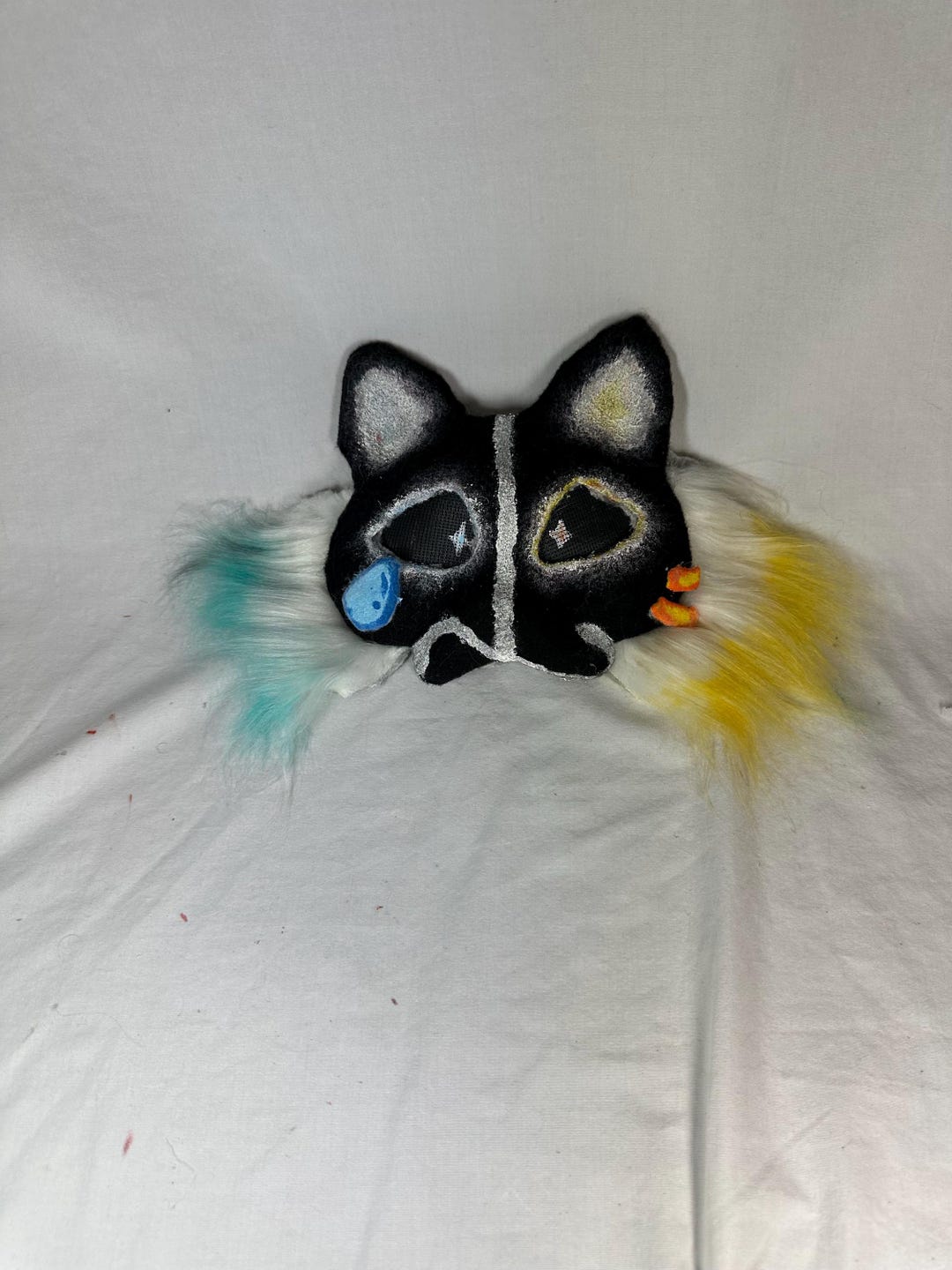 Therian/animal/ Cosplay Mask: Happy Sad Cat - Etsy