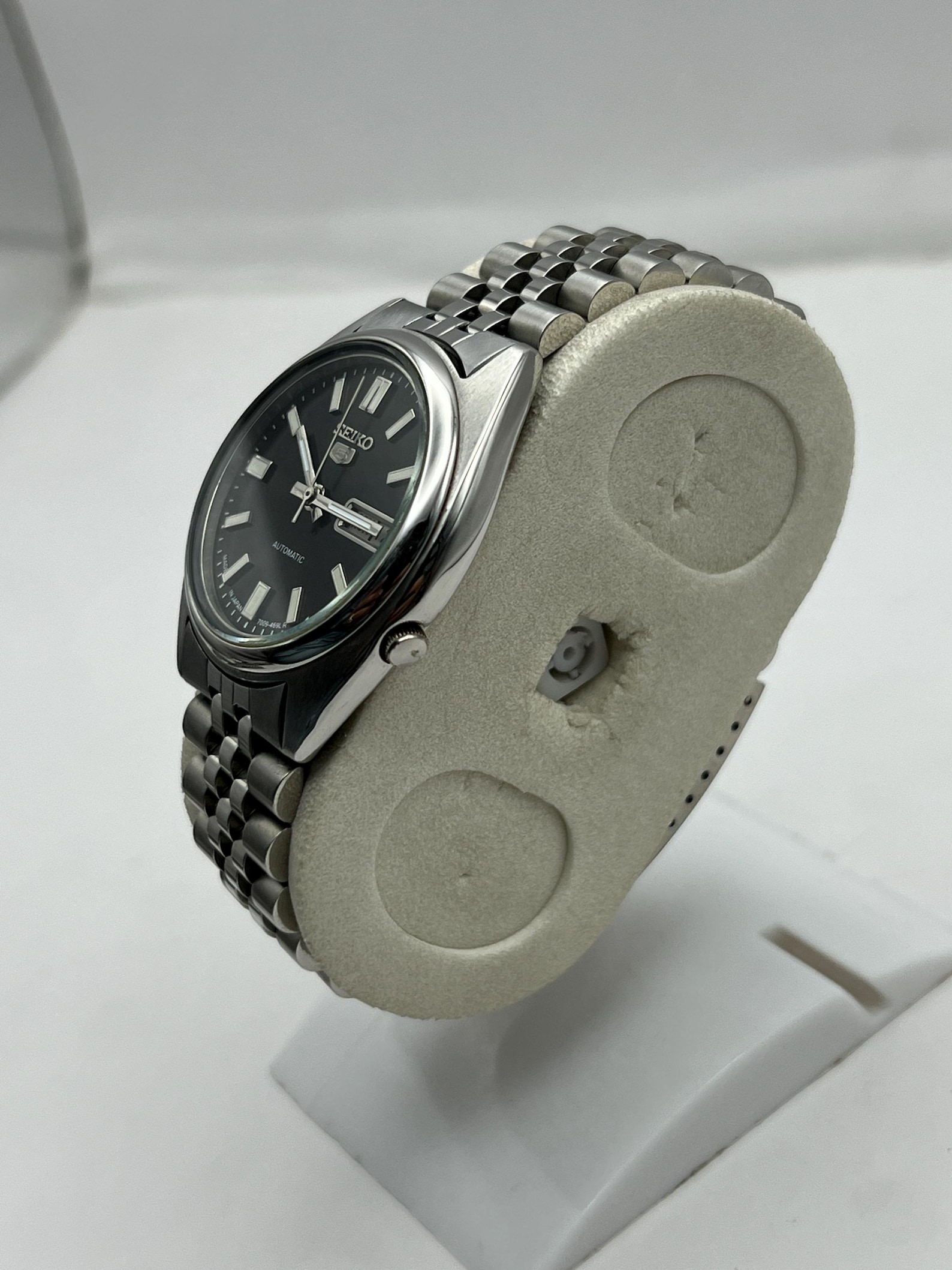SEIKO 5 SNXS79 Beauty Black Sunburst Dial Automatic 21 Jewels MEN’S ...