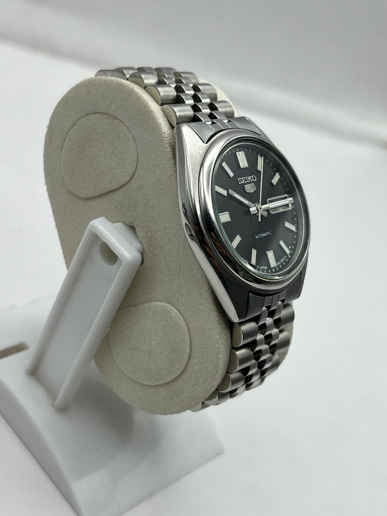 SEIKO 5 SNXS79 Beauty Black Sunburst Dial Automatic 21 Jewels MEN’S ...