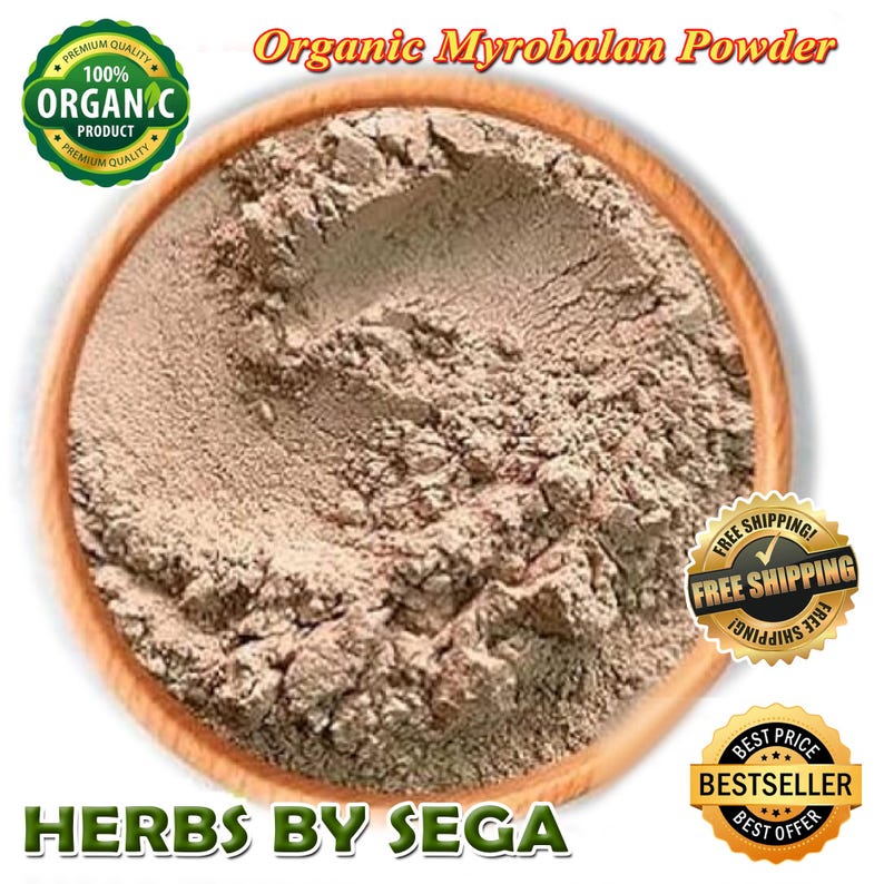 Haritaki Powder, Organic Myrobalan (terminalia Chebula), Organic Fruit ...