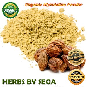 Haritaki Powder, Organic Myrobalan (terminalia Chebula), Organic Fruit ...