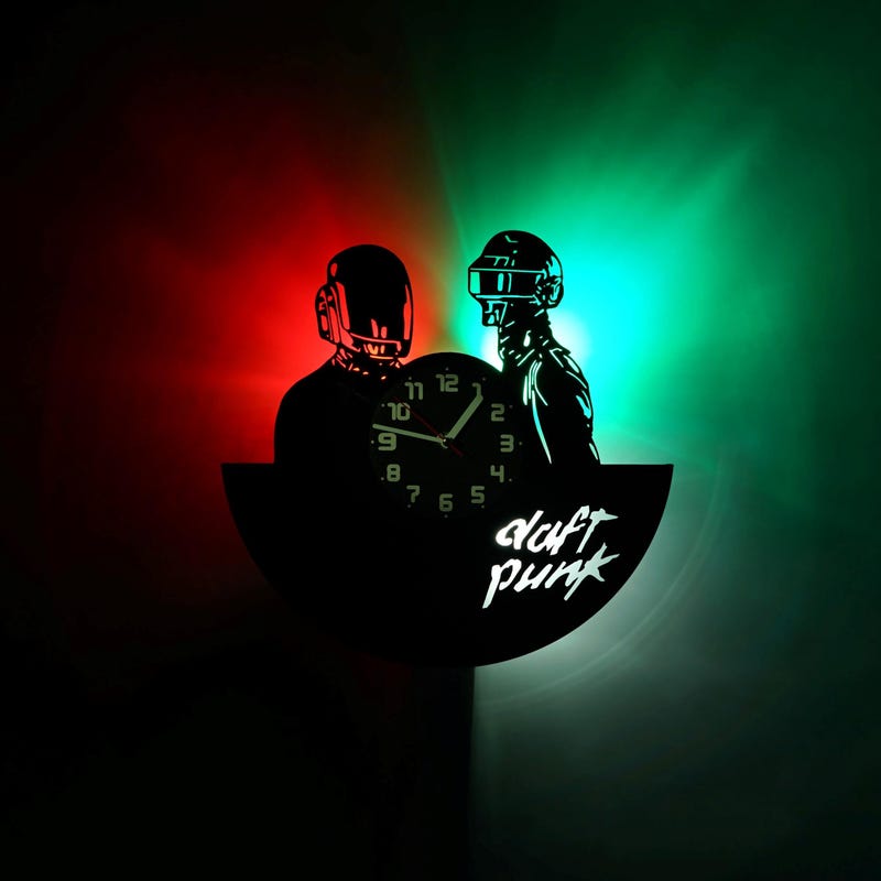 Vinyl Led Backlight Clock - Etsy