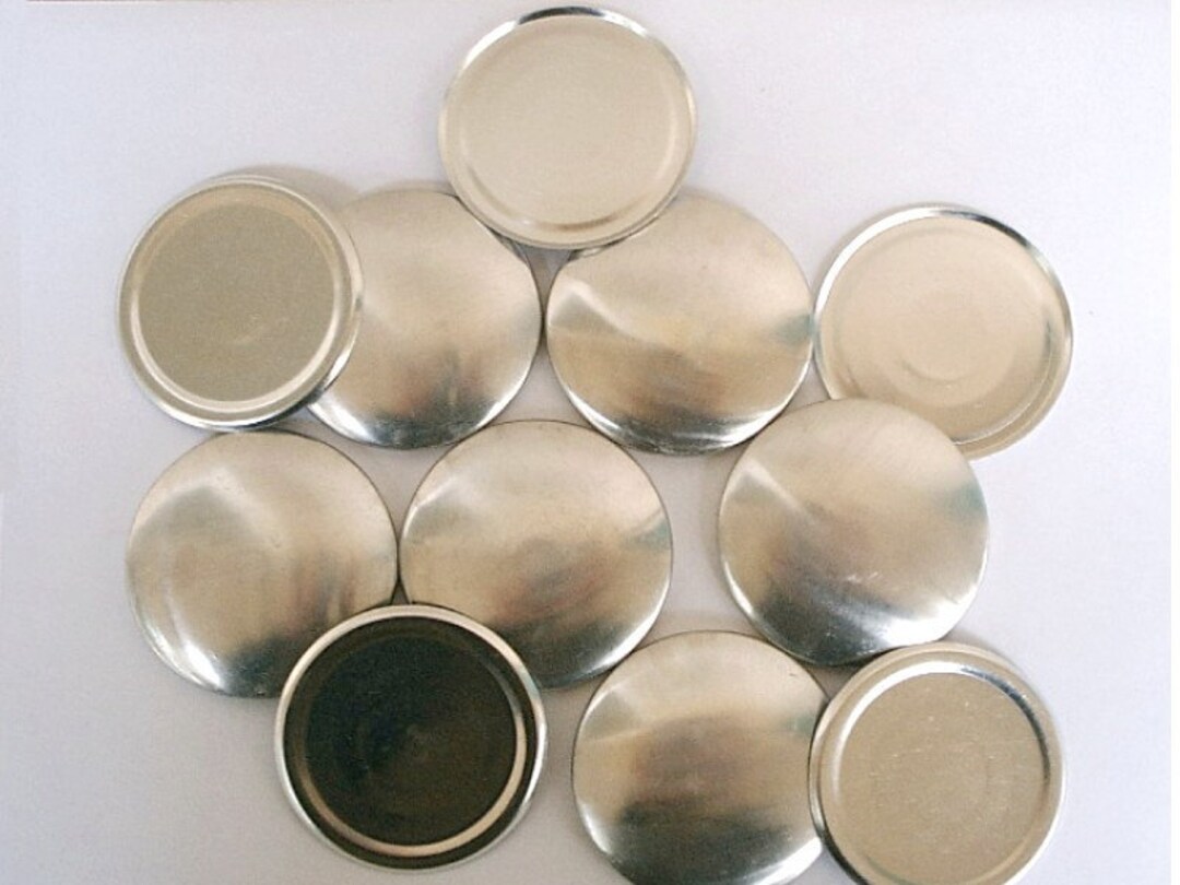 100 Size 75 1 7/8 Inch / 45mm Cover Buttons, FLAT BACKS - Etsy