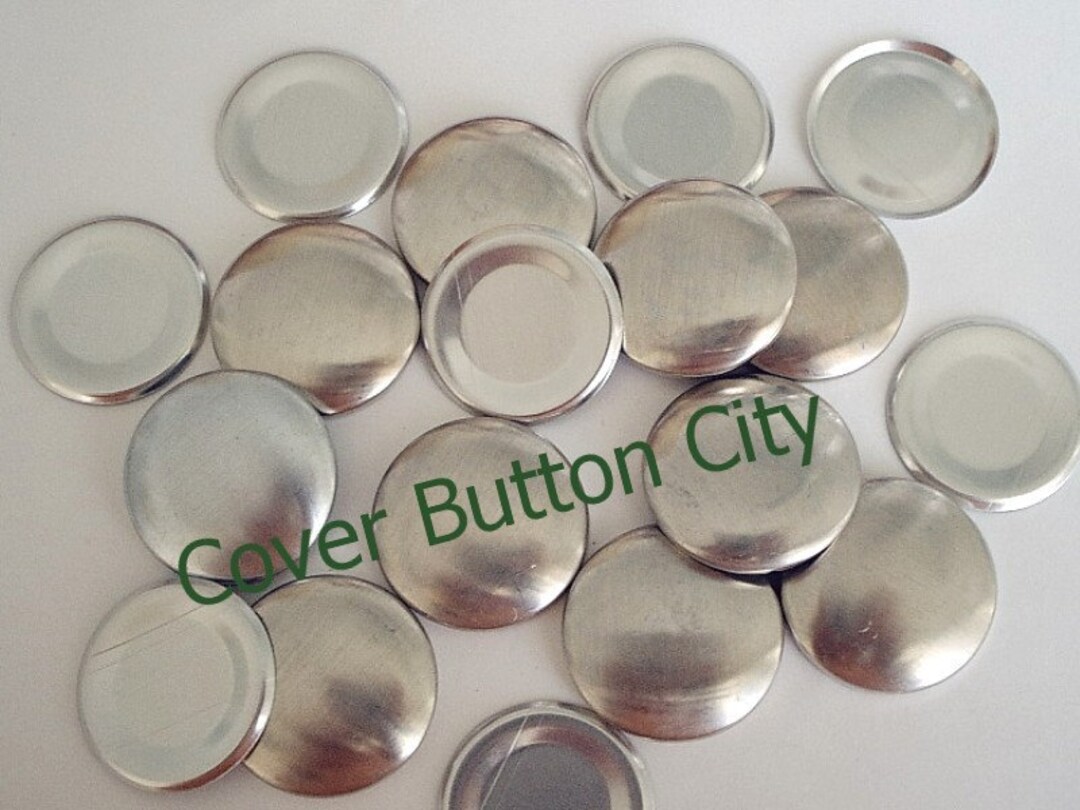 25 Size 45 (1 1/8 Inch) Cover Buttons, Flat Backs - Etsy