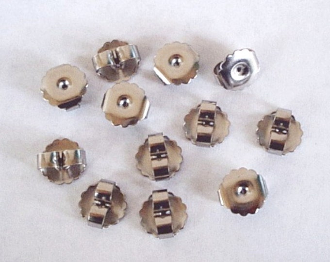 200 Large Stainless Steel Friction Ear Nuts Earring Backs - Etsy