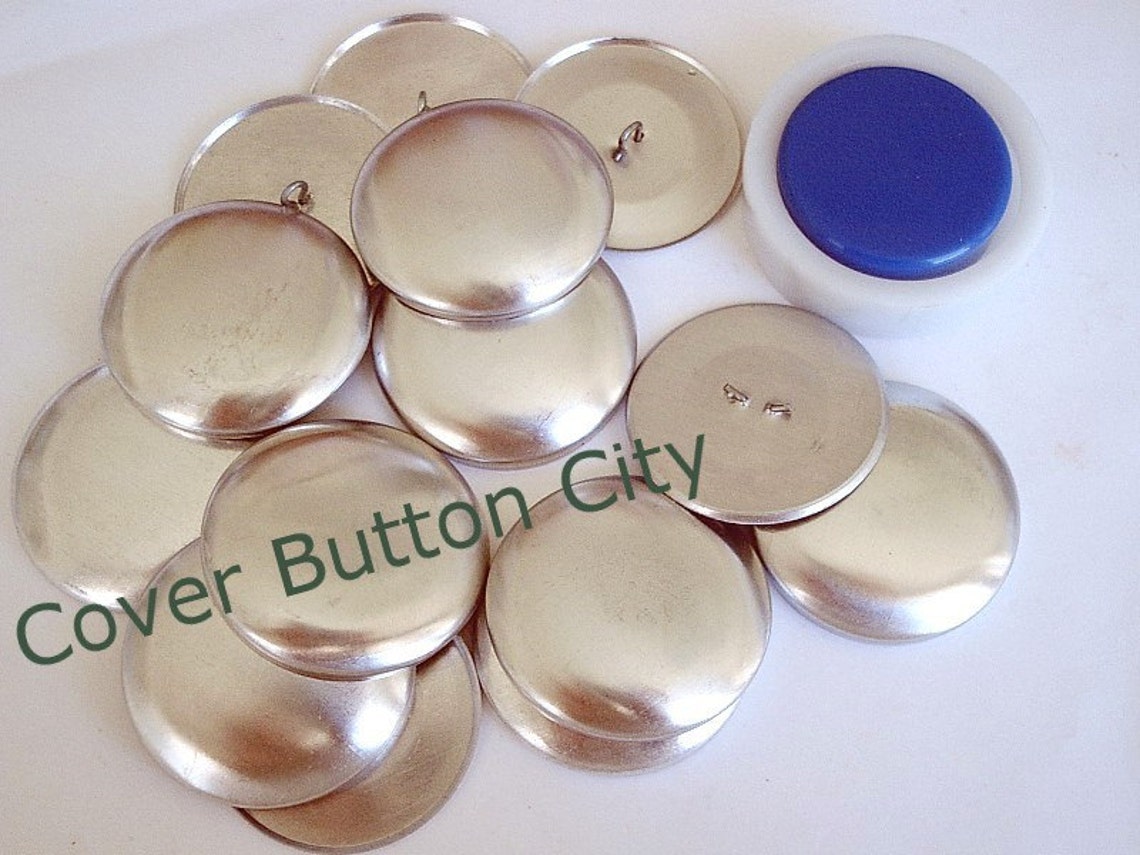 Cover Button Starter Kit Size 60 1 1/2 Inch Wire Backs | Etsy