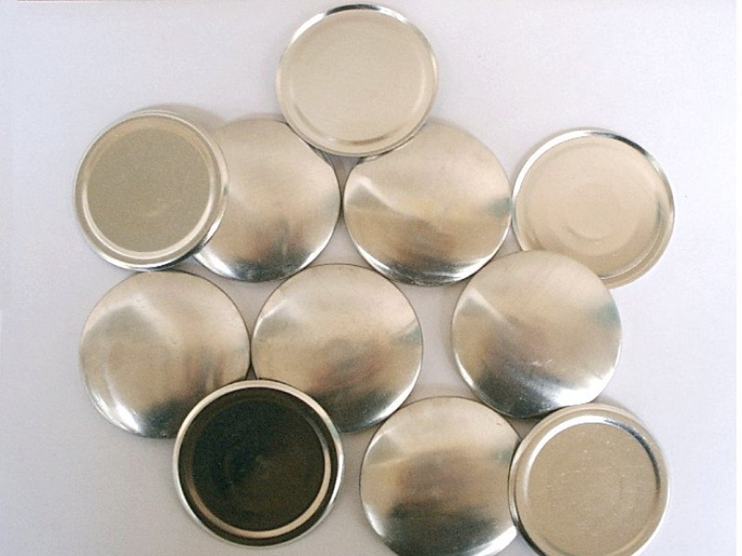 25 Size 75 (1 7/8 Inch / 45mm) Cover Buttons, FLAT BACKS - Etsy
