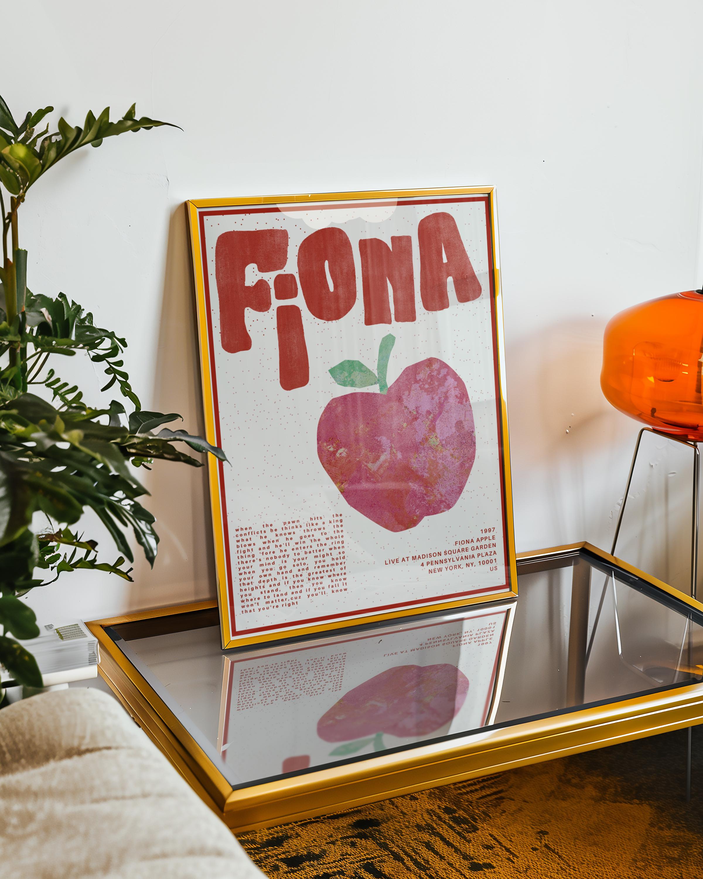 Fiona Apple Inspired Art Poster Print (UNFRAMED, 3 Sizes) Music Print ...