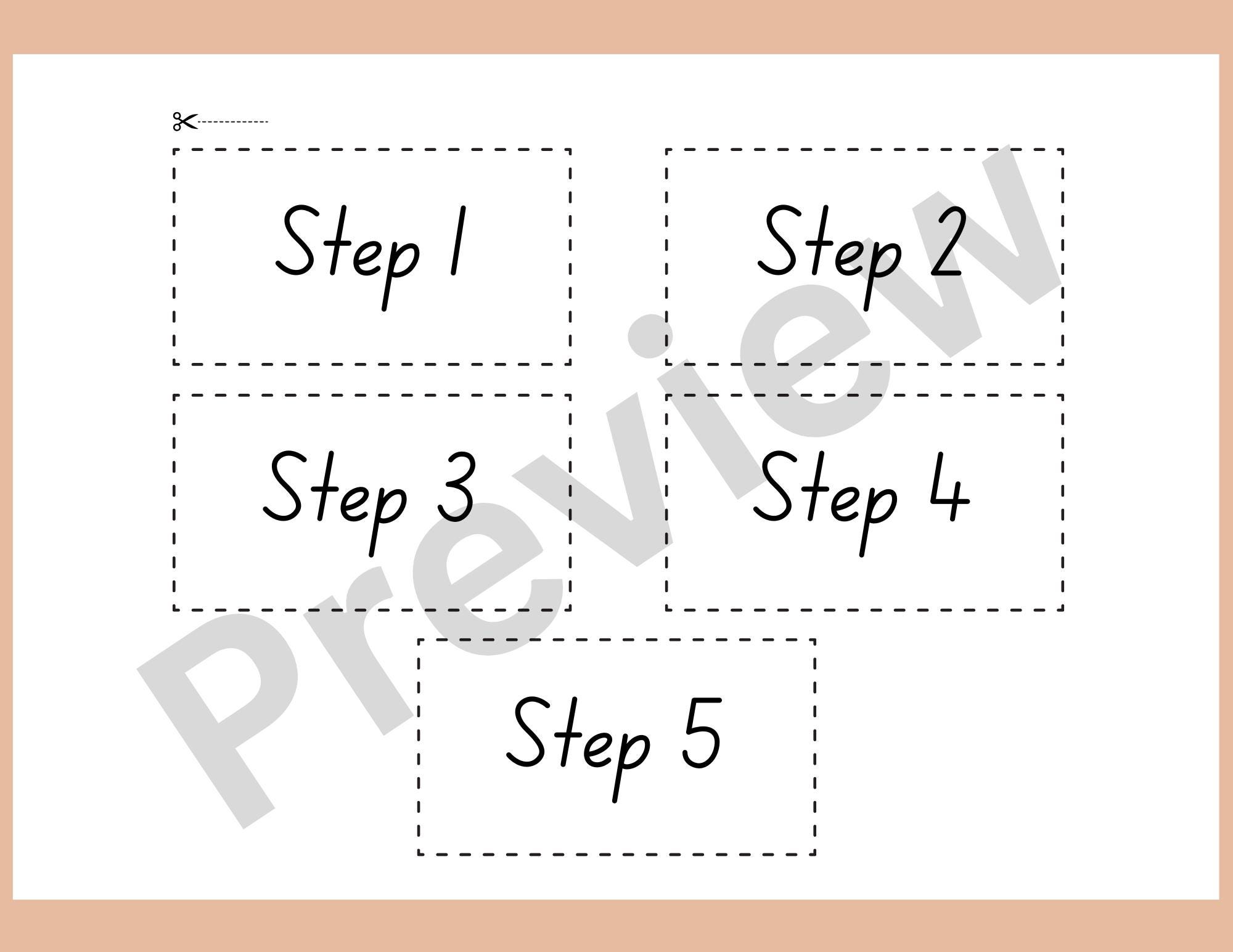 Printable Sequence Cards - Etsy