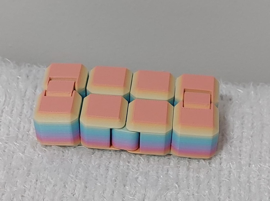 Pastel Rainbow Fidget Toy - Etsy