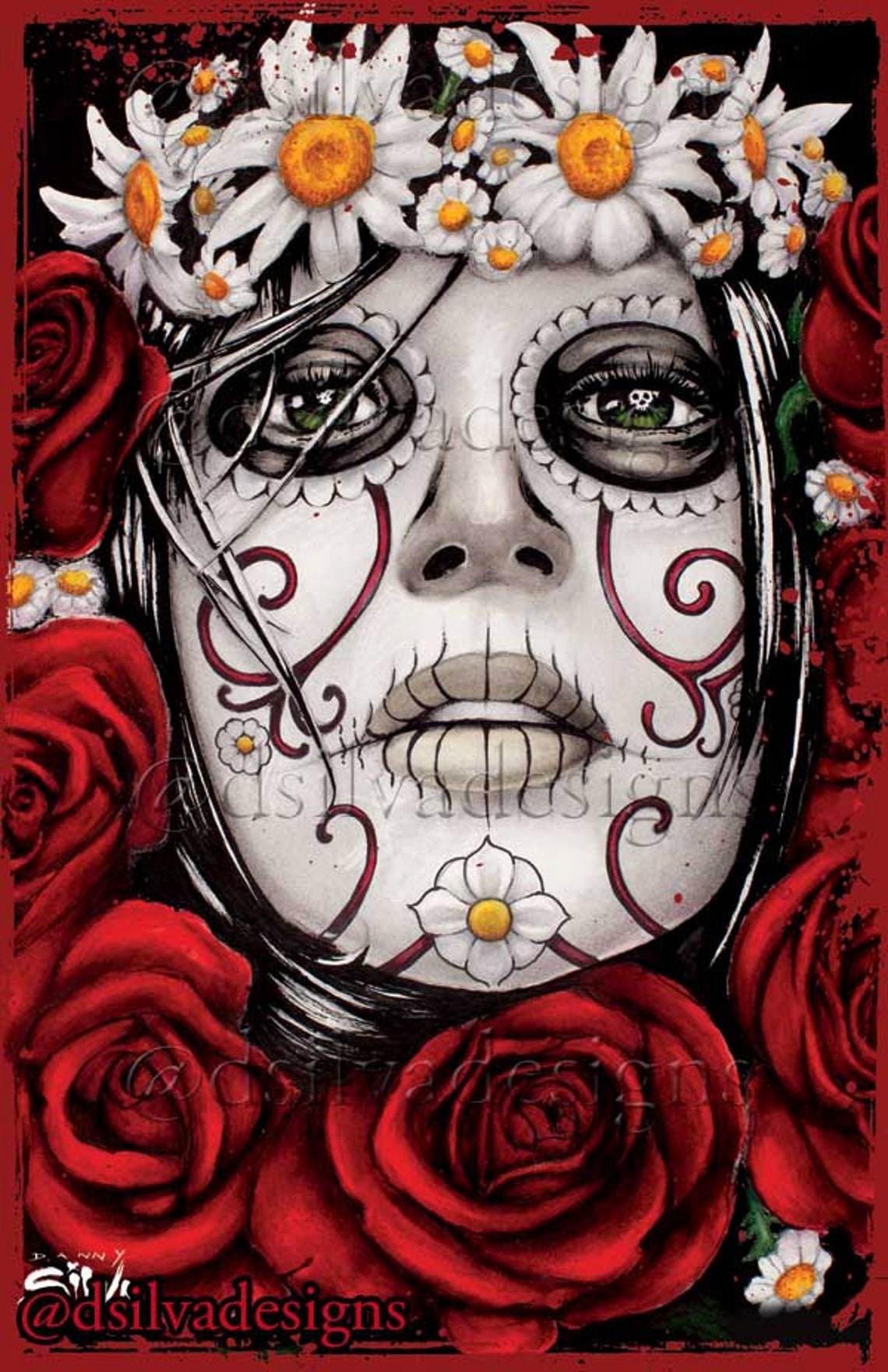 Day of the Dead "roses" - Etsy