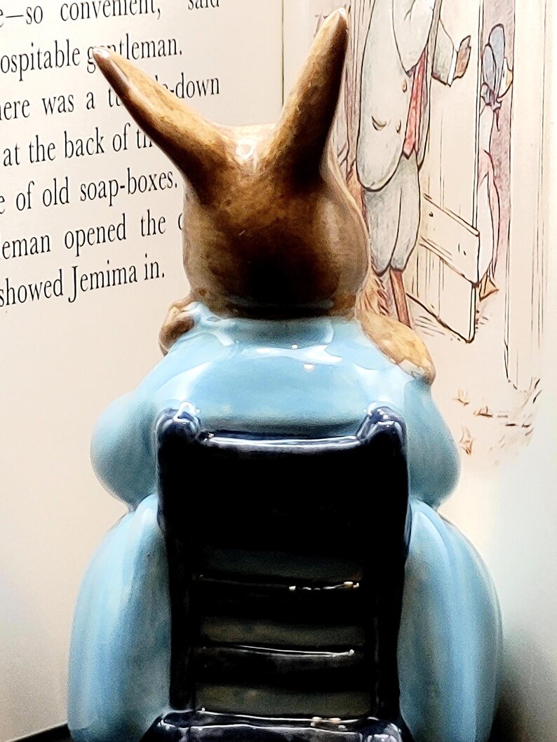 A "beatrix Potter's 1980s "mrs. Rabbit & Bunnies"- Beswick England Bp3c ...