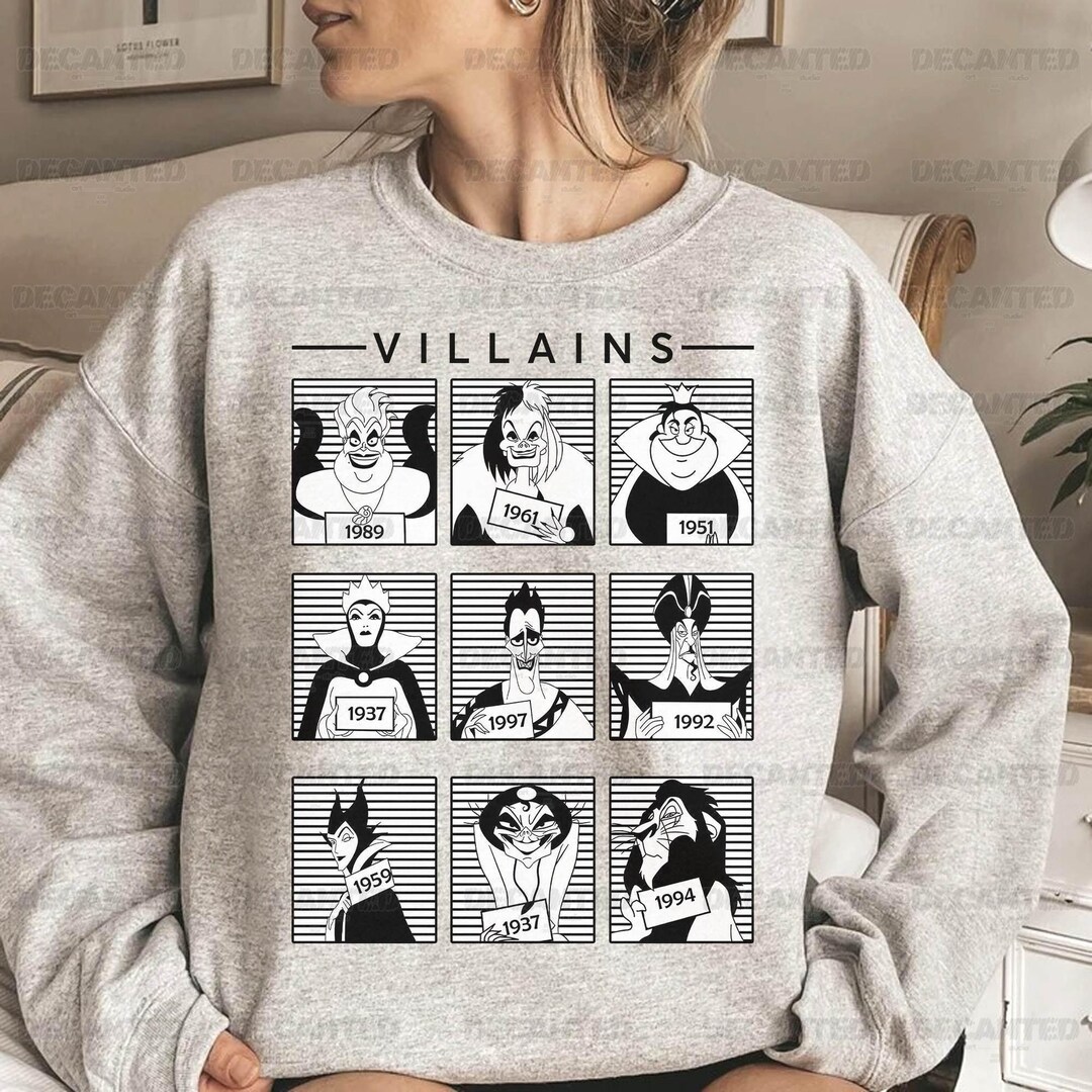 Retro Vintage 90s Disney Villains Png, Funny Villain Png, Disney ...