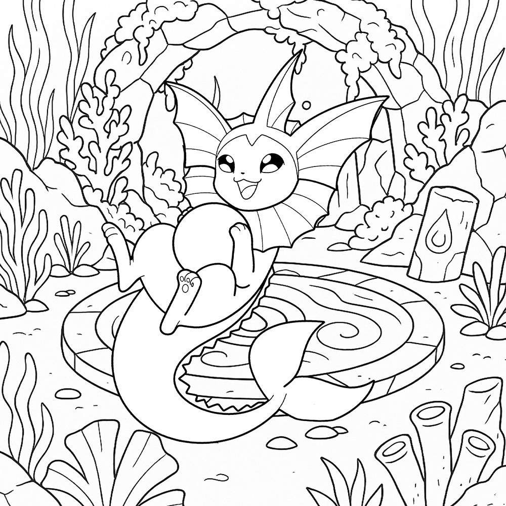 Printable Pokémon Eeveelutions Coloring Book – Digital Download – From ...