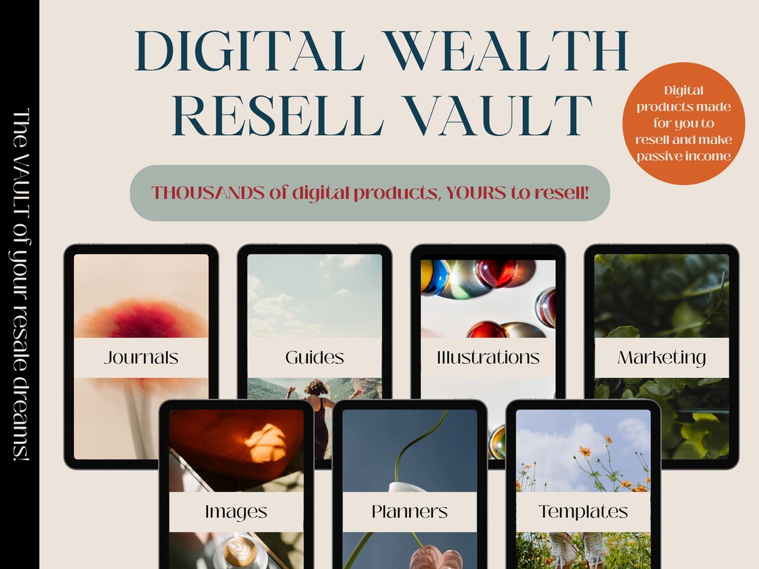 Digital Product Resell Vault, Ready Made and Editable Templates ...
