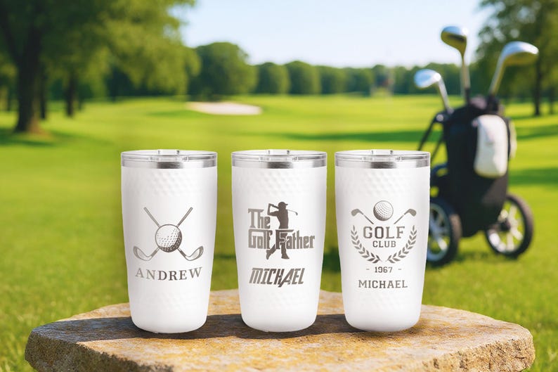 Personalized Golf Tumbler, Custom Logo Golf Tumbler, 20oz Insulated ...