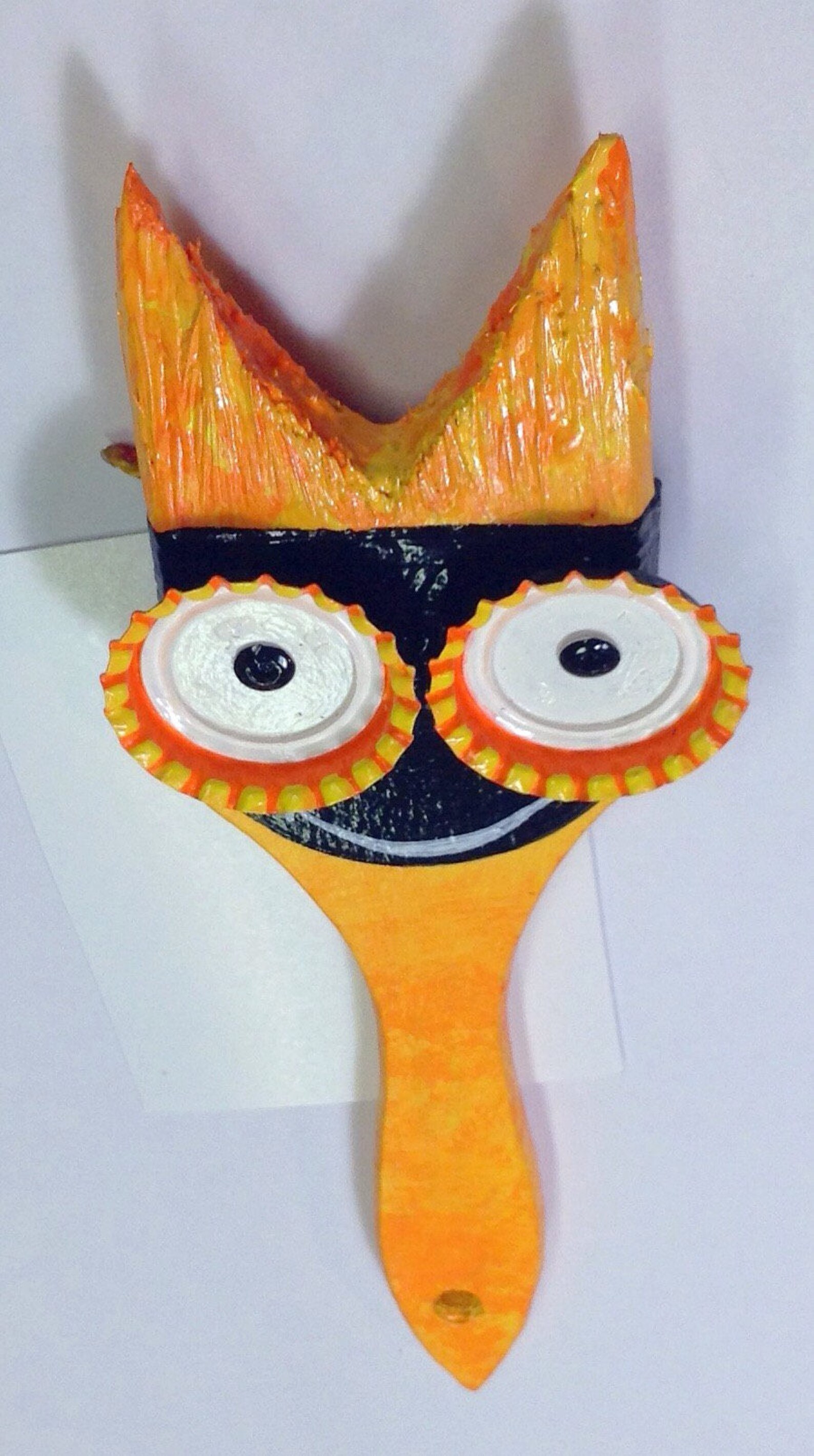 Happy Paint Brush 11 Limited Edition Funky Outsider Folk Art | Etsy