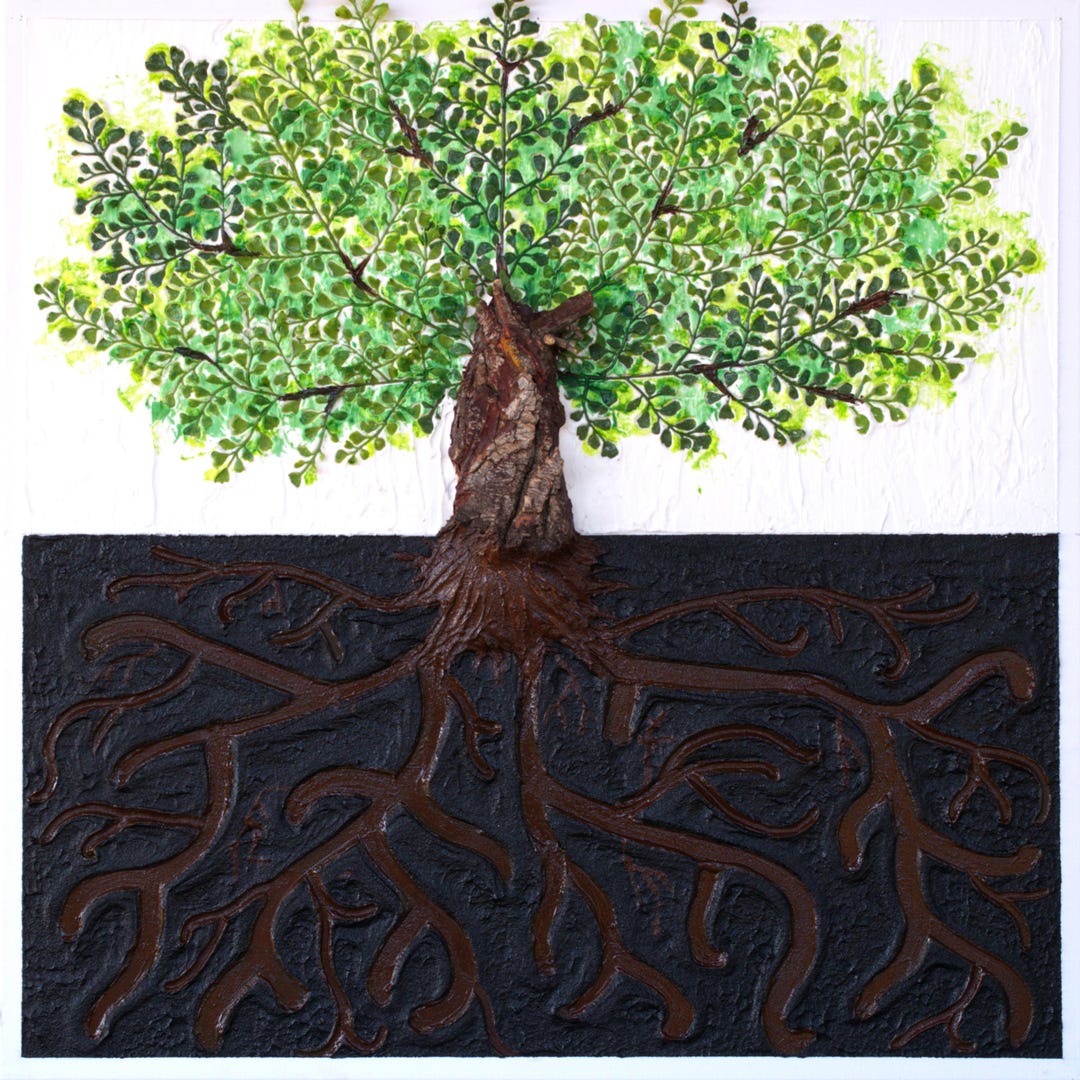 Original Tree of Life – Large 3D Textured Canvas Painting, Unique ...