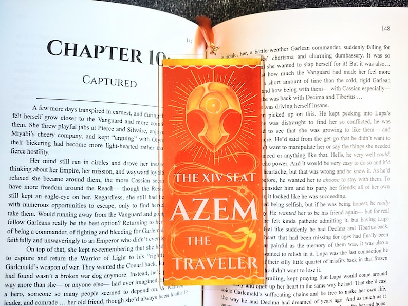 Azem FFXIV Acrylic Bookmark Final Fantasy 14 - Etsy
