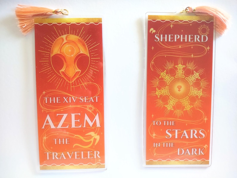 Azem FFXIV Acrylic Bookmark Final Fantasy 14 - Etsy