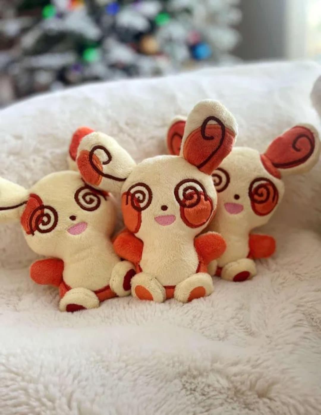 Handmade Custom OOAK Spinda Plush Gen 3 Stuffed Bear Pocket Monster - Etsy