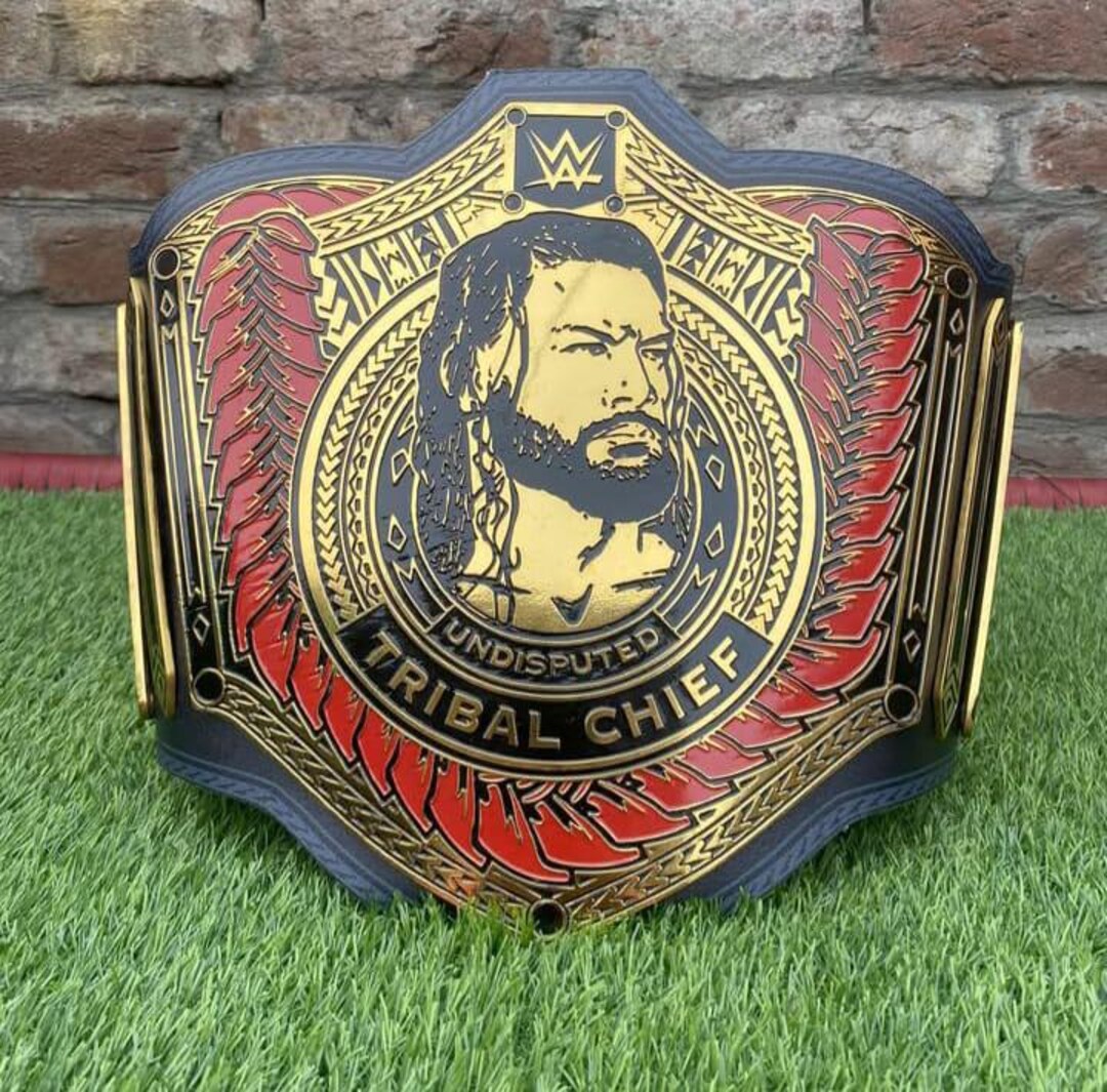 Roman Reigns 'tribal Chief' Championship Belt Replica: WWE Cosplay Prop ...
