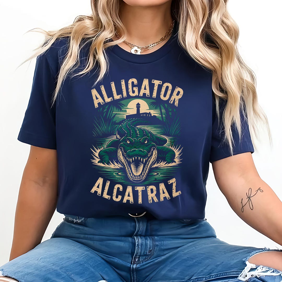 Alligator Alcatraz Swamp Prison PNG Design, Angry Gator Clipart for ...