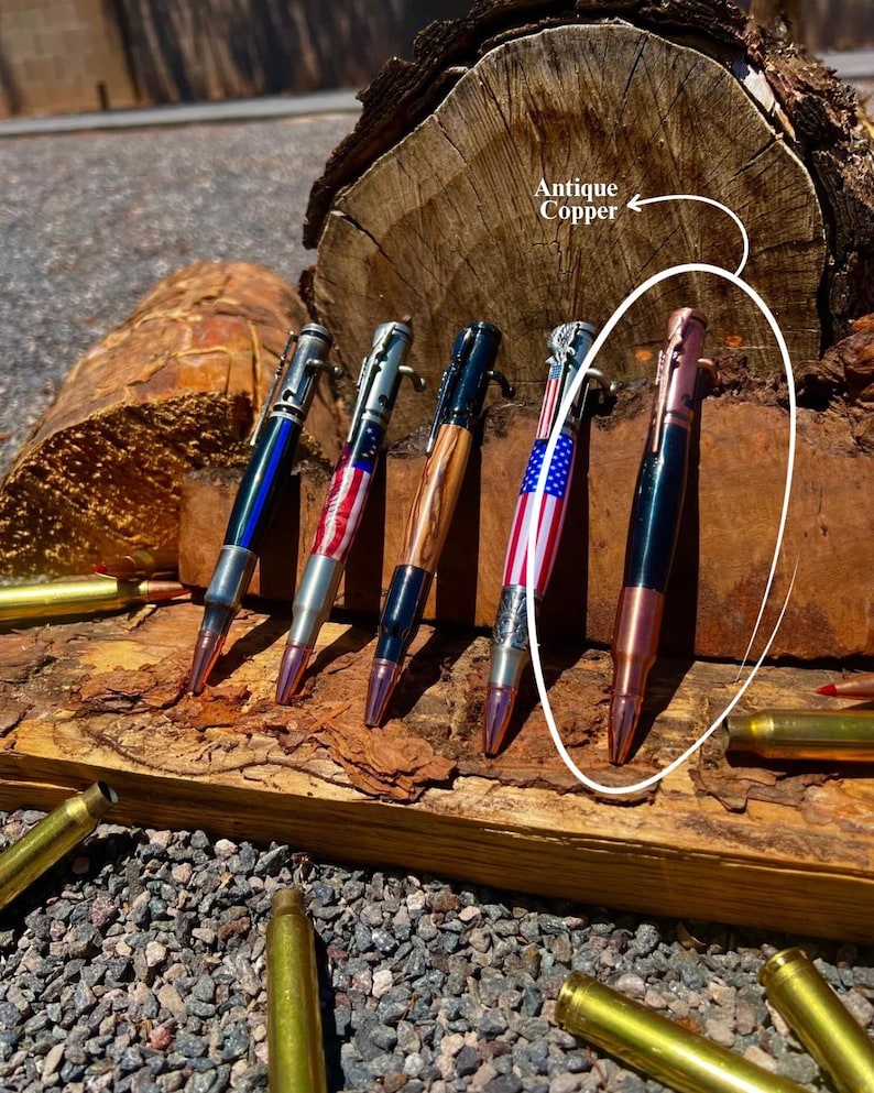 Bolt Action Rifle Pen: Handmade Wood & Epoxy, Gift for Hunter - Etsy