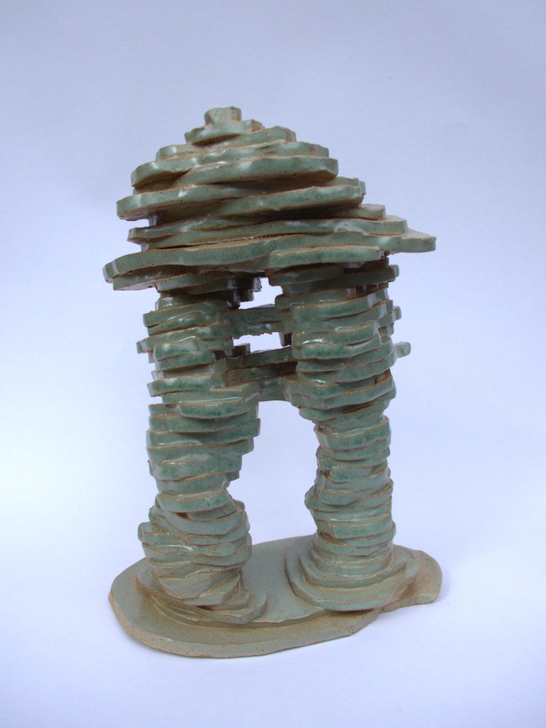 Ceramic Sculpture, Fine Art Sculpture, Ceramics, Sculpture, Green Glaze ...
