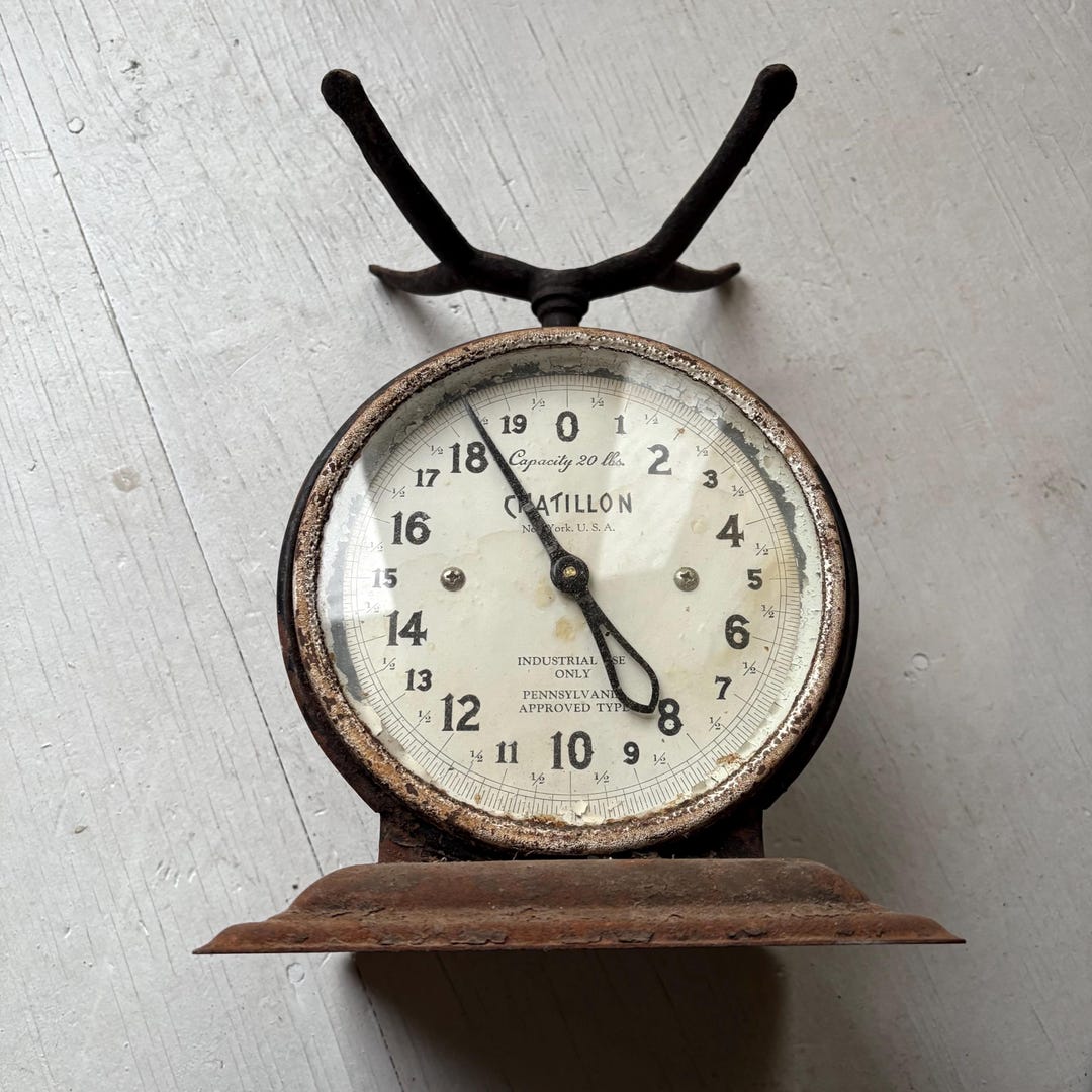 Vintage Chatillon Countertop Scale - Etsy