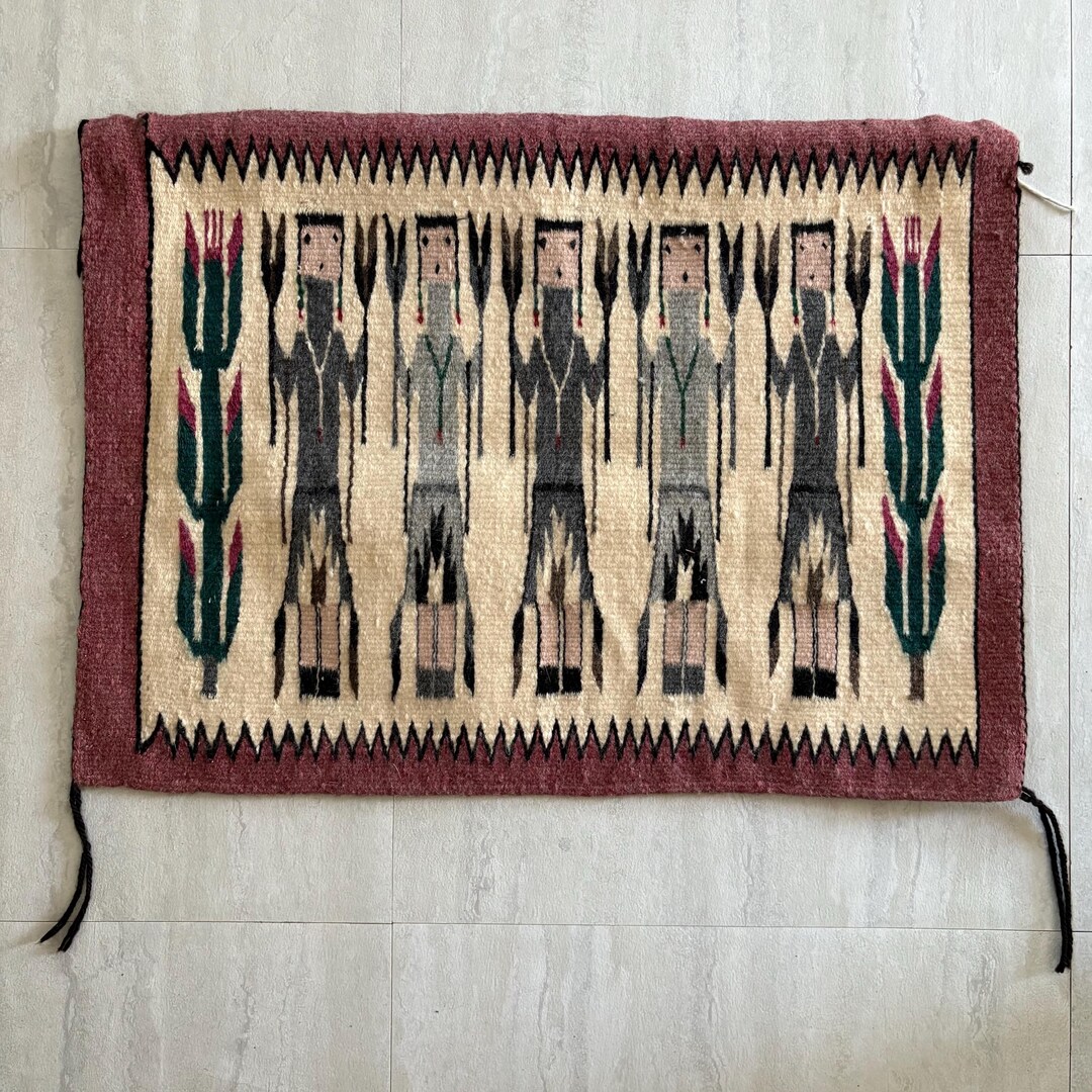 1995 Genuine Navajo Hand-woven Hanging Tapestry/rug - Etsy