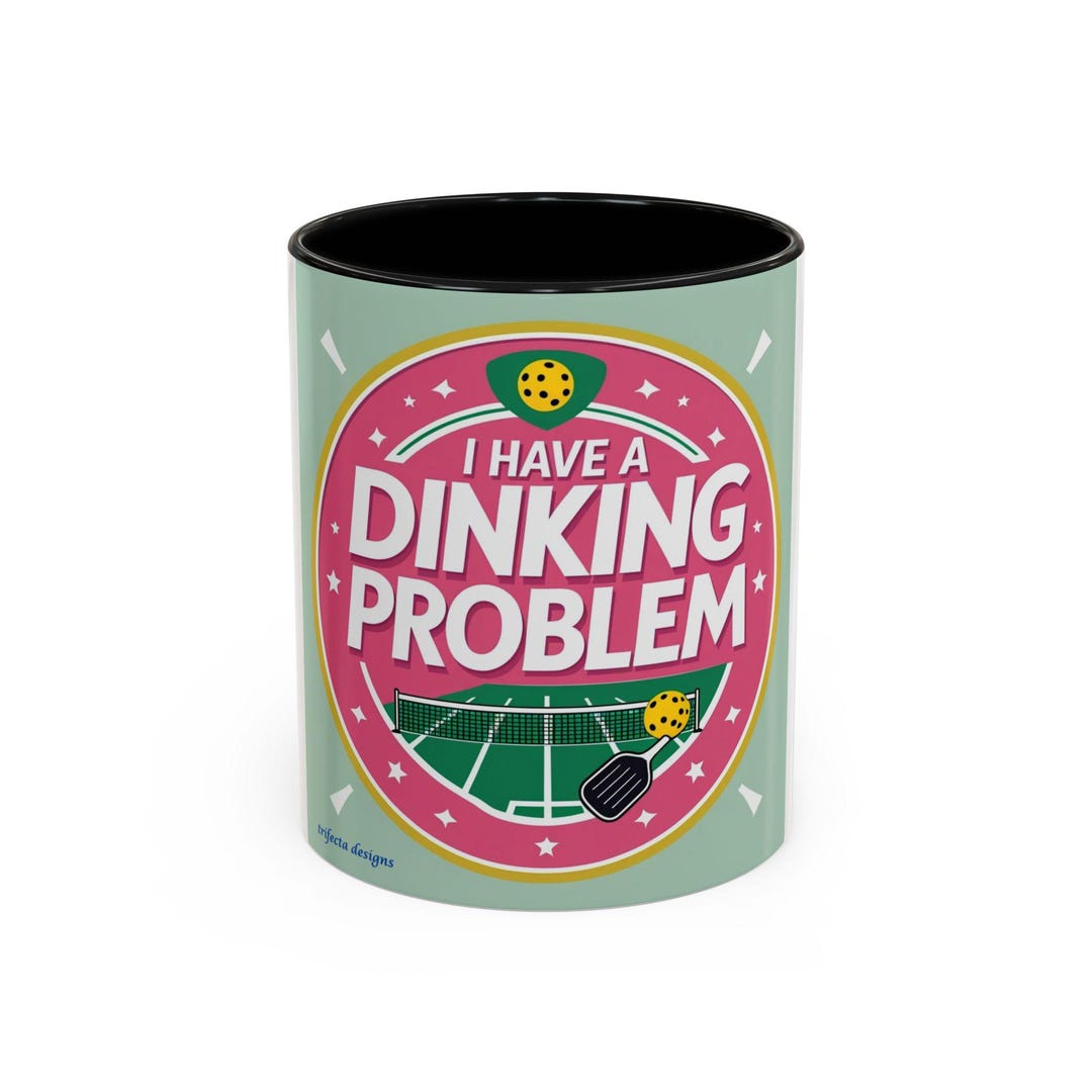 Dinking Problem Coffee Mug - Fun Gift for Pickleball Lovers, Sporty ...