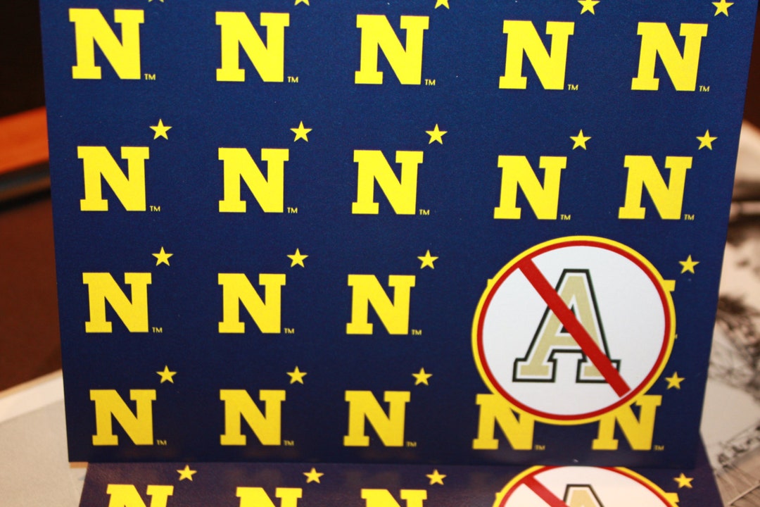 Go Navy! Note Cards - Etsy