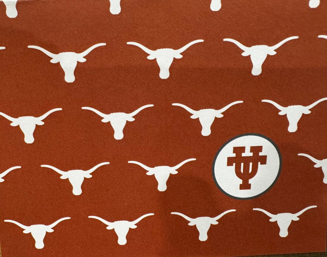 University of Texas - Hook 'em Horns! Note Cards - Etsy