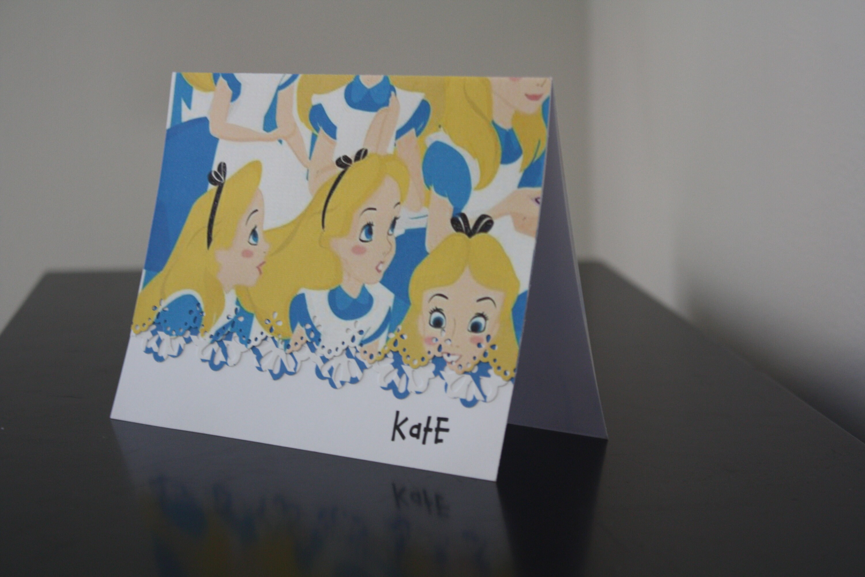 Alice in Wonderland Cartoon Note Cards Handcrafted and Personalized - Etsy