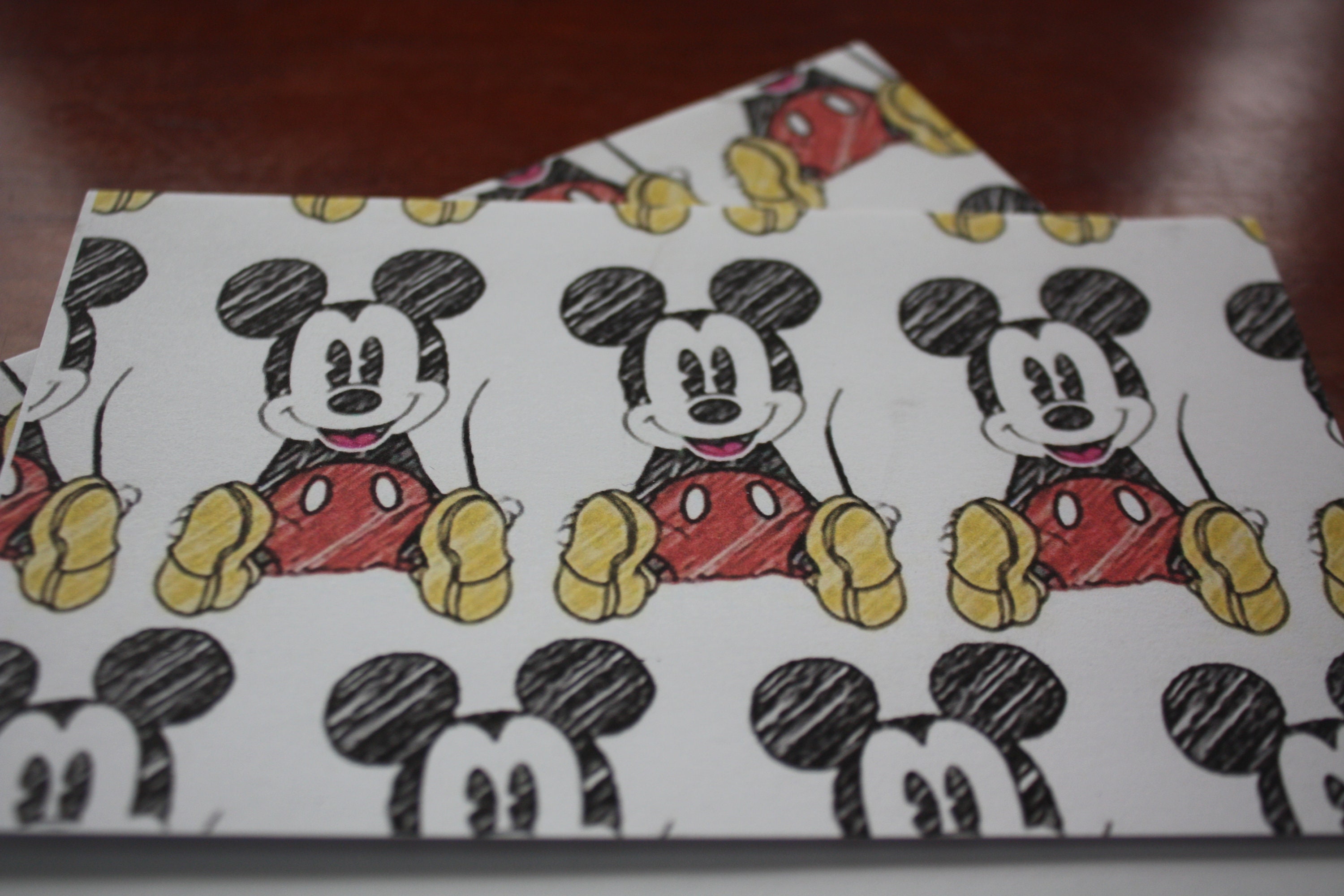 One and Only Mickey Note Cards Handcrafted and Personalized - Etsy