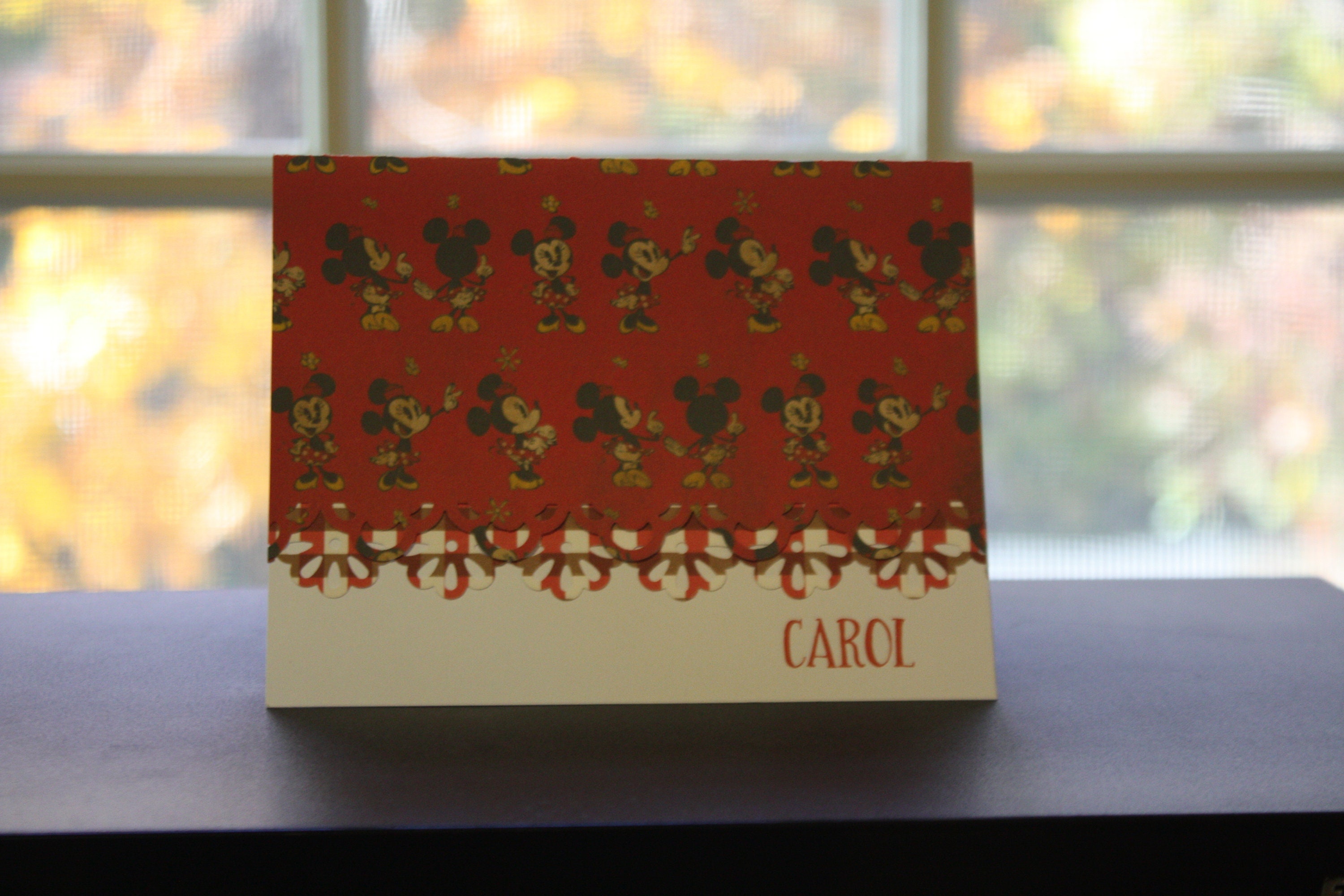 Vintage Minnie Mouse Note Cards Handcrafted and Personalized - Etsy